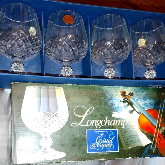 D'Arquis | Dining | Crystal Darques Longchamp Brandy Glass Pack Of 4 ...